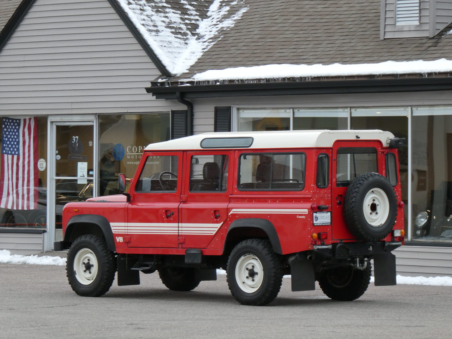 1987 Land Rover Defender 110 fire tender | Copley Motorcars